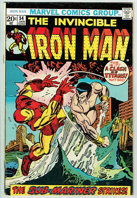 IRON MAN 54 VG/FN/5.0 - Solid Mid-Grade 1st Moon Dragon! | eBay