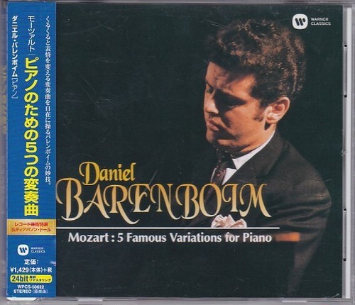 Cd Wc Mozart 5 Variations For Piano Daniel Barenboim 24Bit Remastering ...