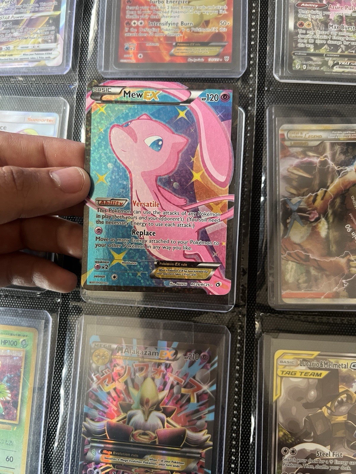 Mew ex 2013 Black & White: Legendary Treasures #RC24/RC25 Radiant ...