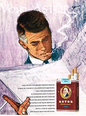PUBLICITE ADVERTISING 1963 ASTOR cigarettes | eBay