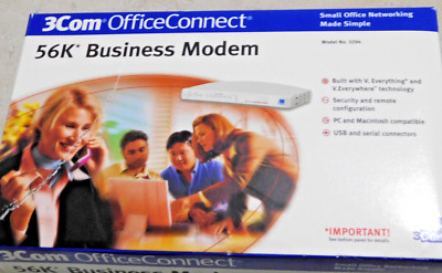 3Com OfficeConnect 56k Business Modem Model 3294 662705300931 | eBay