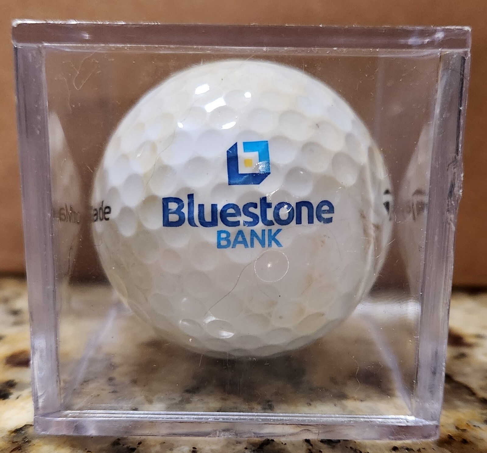 Bluestone Bank Logo Golf Ball - Taylormade Distance - In display case ...