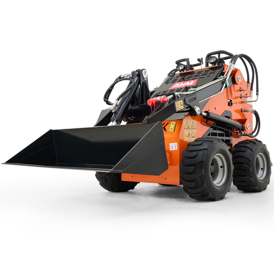 23hp Mini Skid Steer Wheel Loader with Bucket B&S Gas EPA Engine Wheel ...