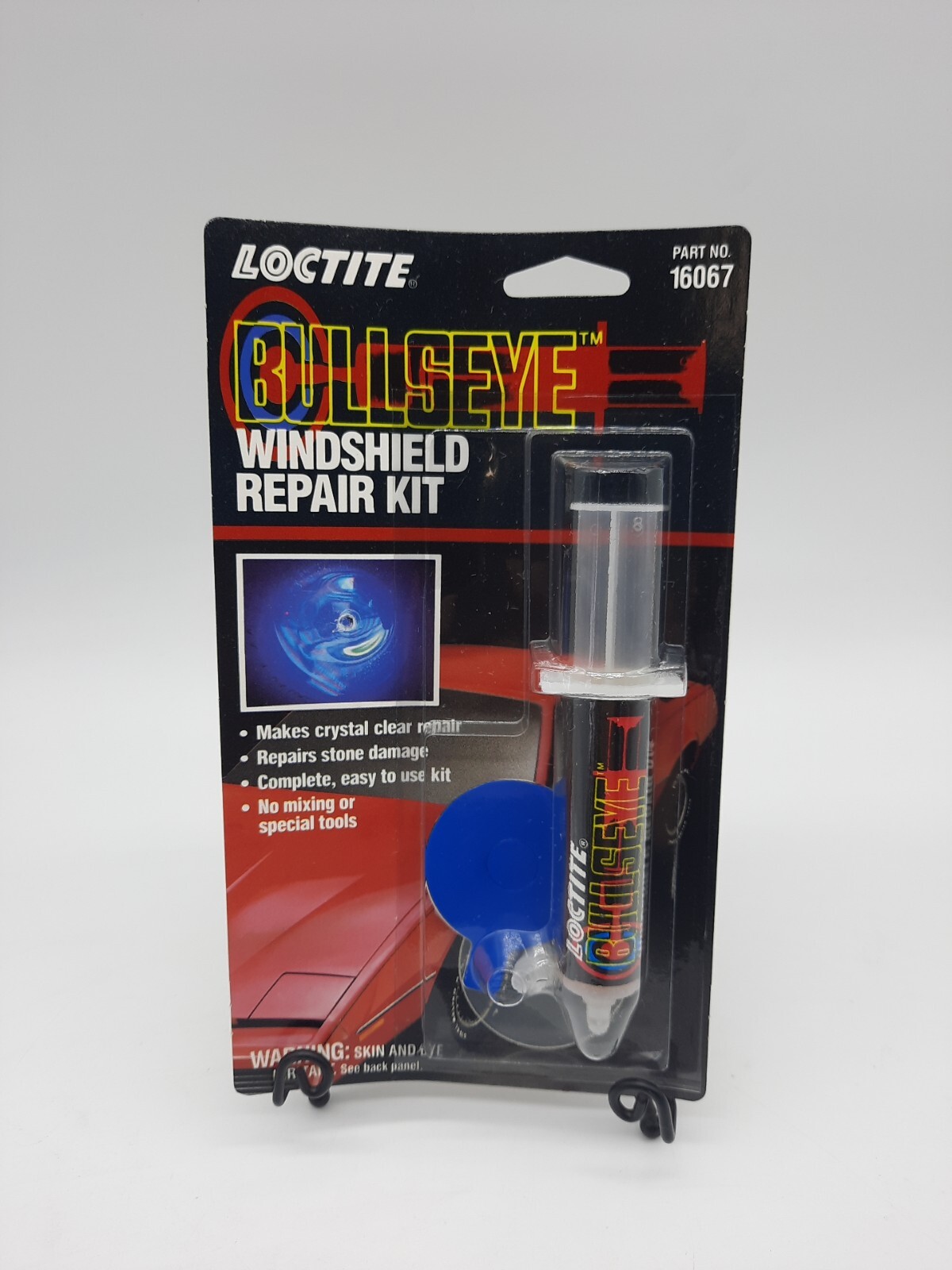 Permatex 16067 Bullseye Windshield Repair Kit .025fl Oz Syringe for ...