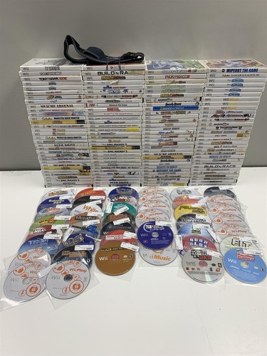 Lot of 169 - Nintendo Wii Games - DDR, uDraw, Wii Play | eBay