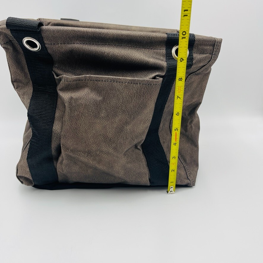 Thirty-One Small Utility Tote Chestnut Distressed Brown AJ62 Double ...