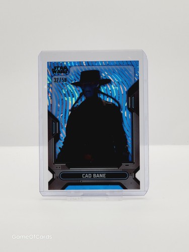2023 Star Wars High Tek CAD BANE /50 - Blue Wave Diffractor | eBay
