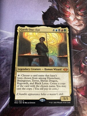MTG Garth One-Eye - Modern Horizons 2 | eBay UK