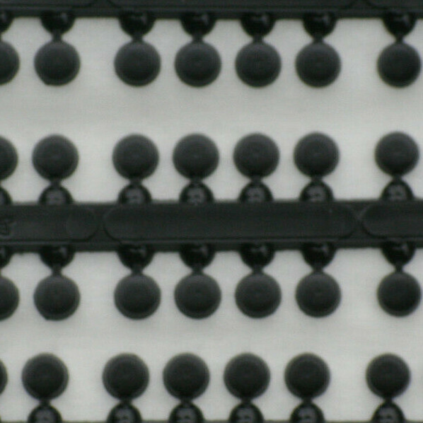 Round Black Plastic Dial Markers Available In Three Sizes 6mm, 8mm and ...