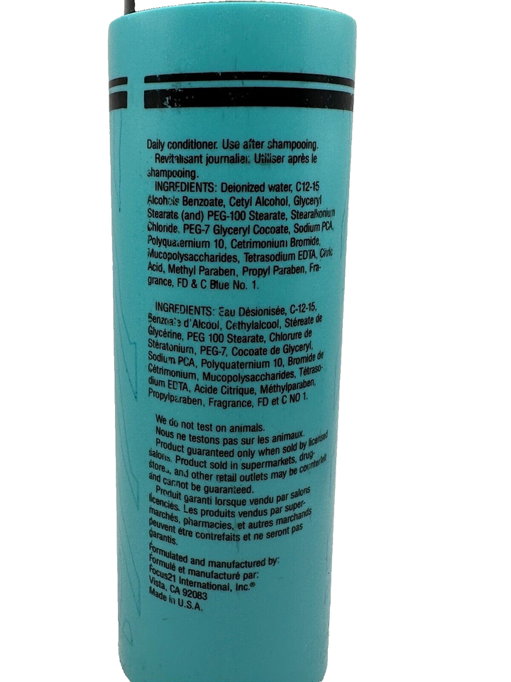 Focus 21 Sea Plasma Hair Booster Plus Conditioner 12 FL Oz / 225 ml ...