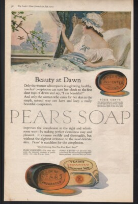 1919 PEARS SOAP DAWN BEAUTY BIRD HEALTH SLEEP WEAR NIGHTIE SKIN AD19620 ...