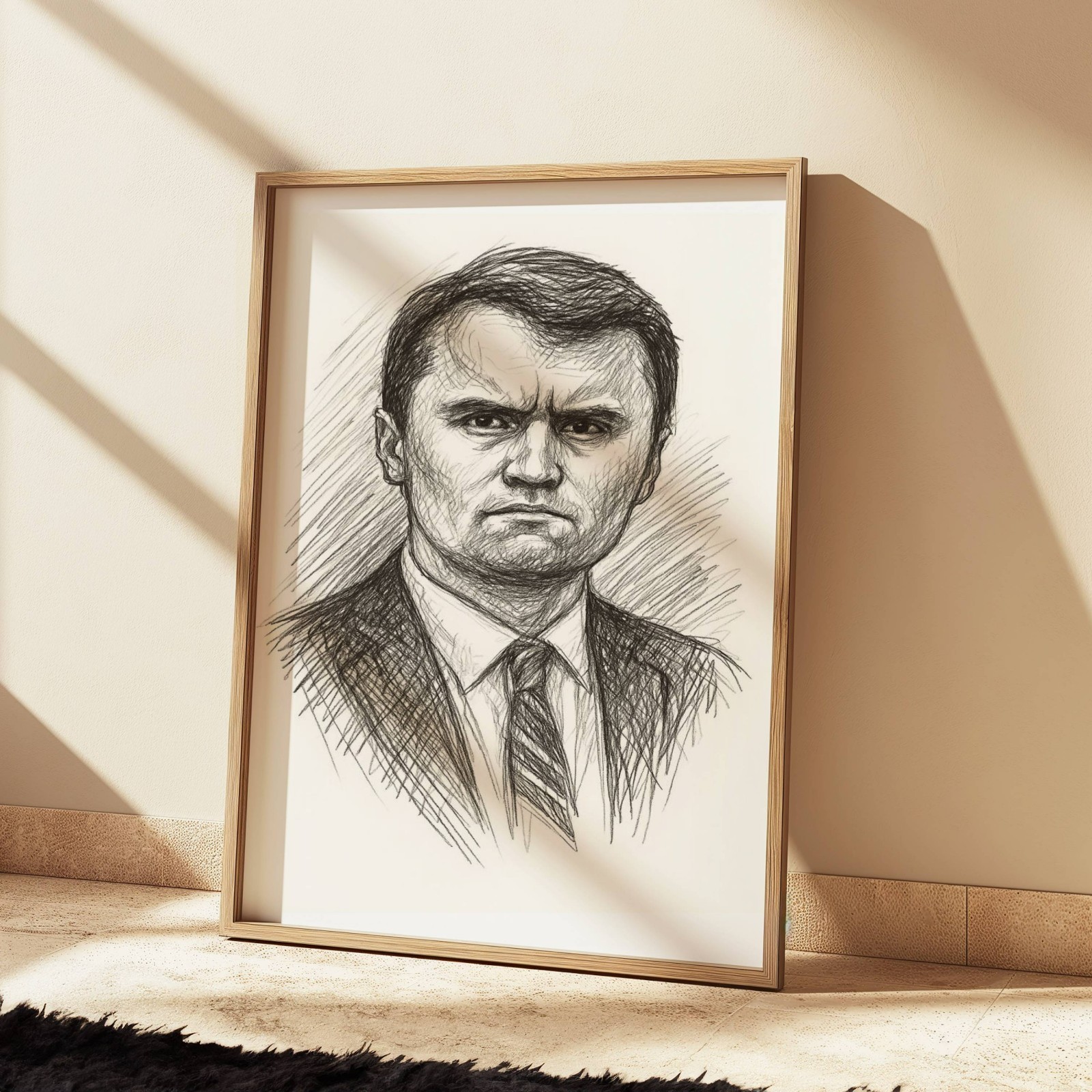 CHARLIE KIRK DRAWING PRINT SKETCH PORTRAIT 8" x 10" CHARLIE KIRK WALL ...