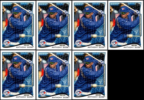 2014 Anthony Gose (7) Card Lot - THE RAREST EDITION – FEW WILL EVER OWN ...