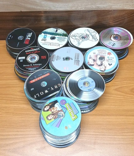 Lot of Over 500 DVDs Blu-ray CDs Movies TV Series Drama Horror Loose ...