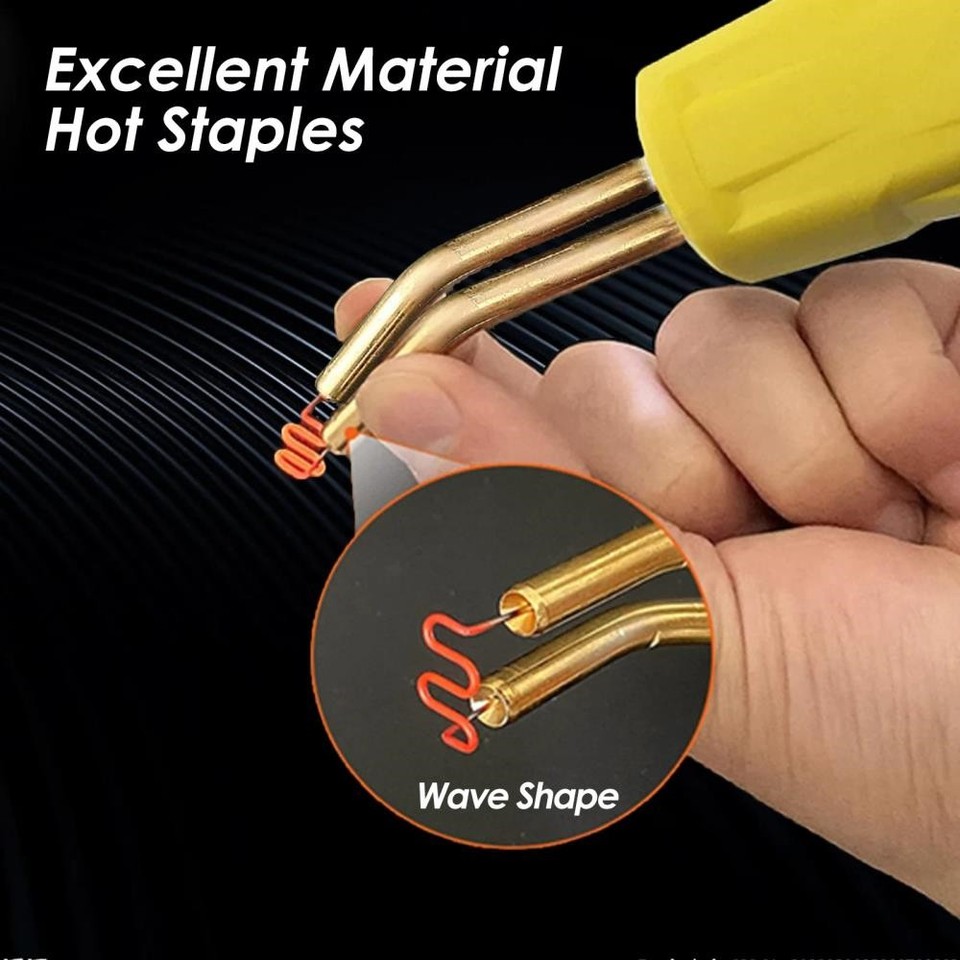 500PCS Hot Stapler Staples Repair Kit For Plastic Welder Gun Car Bumper ...