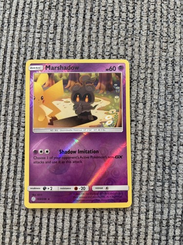 Marshadow 103/236 Reverse Holo Cosmic Eclipse Pokemon Card | eBay