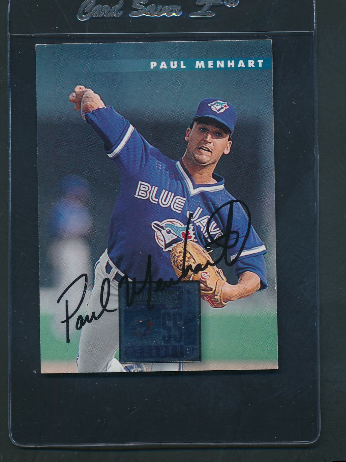 1996 Donruss #323 Paul Menhart Blue Jays Signed Auto *D1444 | eBay