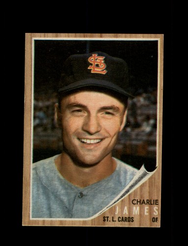 1962 CHARLIE JAMES TOPPS #412 CARDINALS *G1127 | eBay