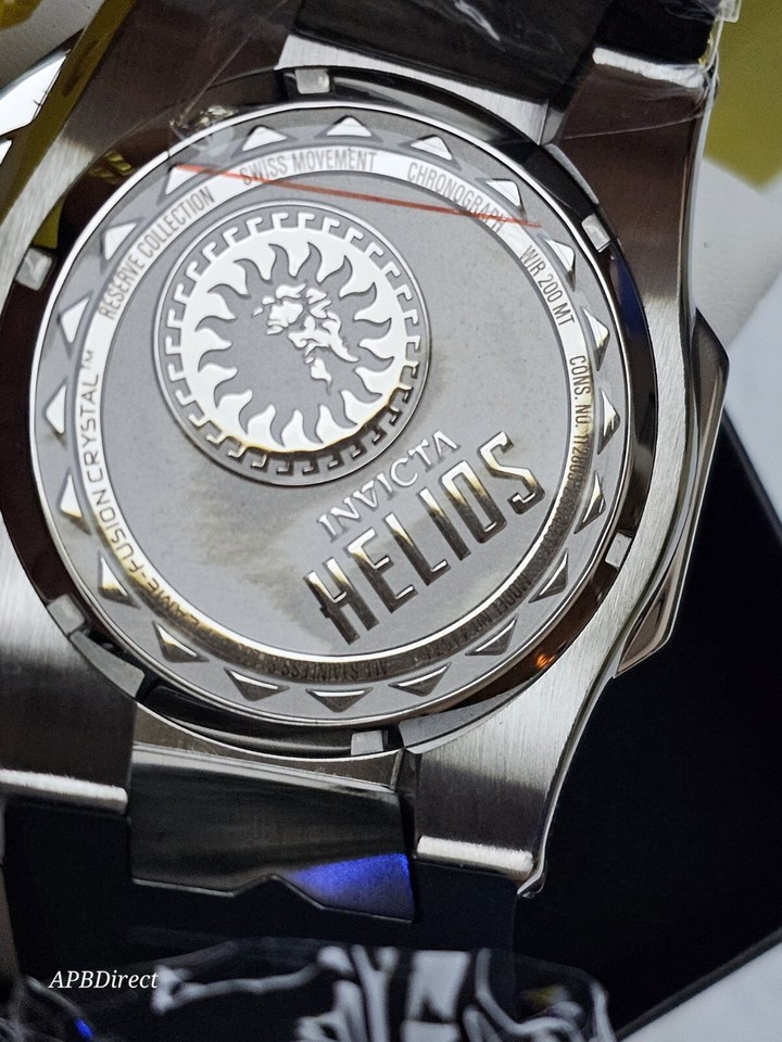Invicta - HELIOS - Reserve Swiss Z60 Chronograph Gold Plated Bezel ...