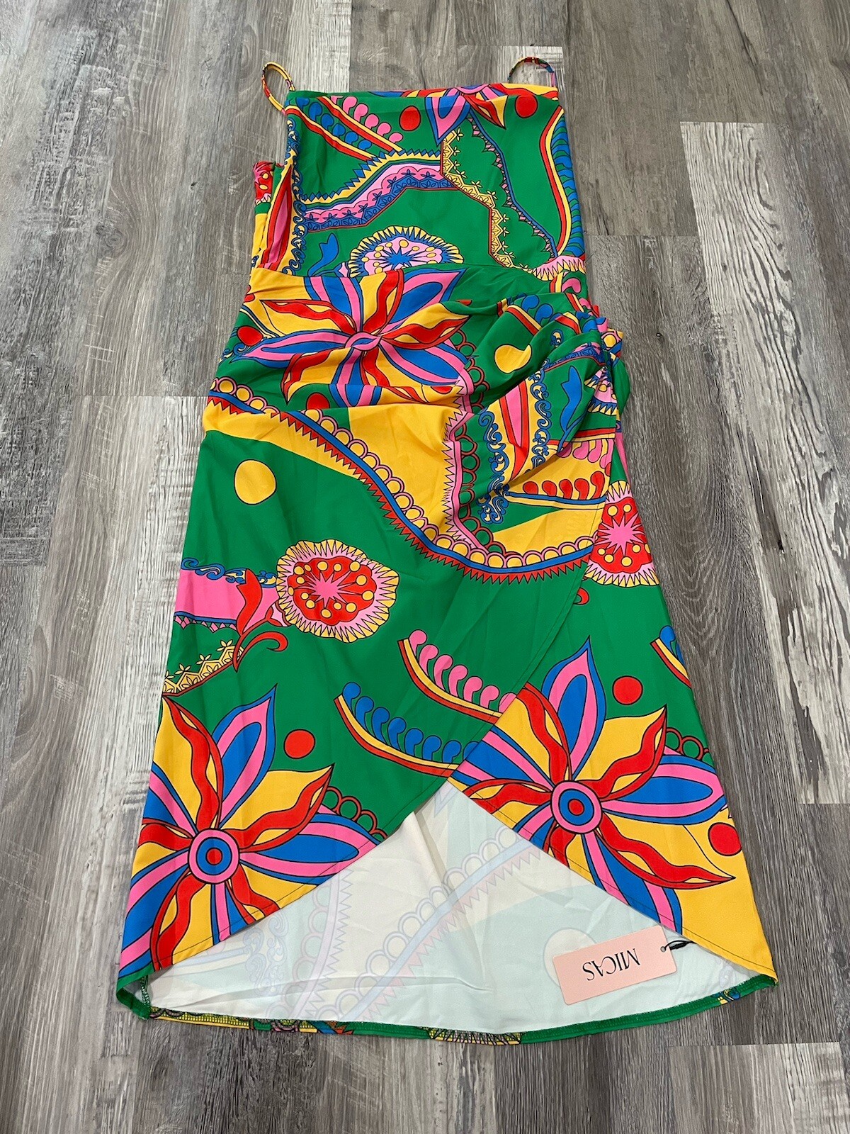 Micas Dress Women’s XL Colorful Floral Design | eBay