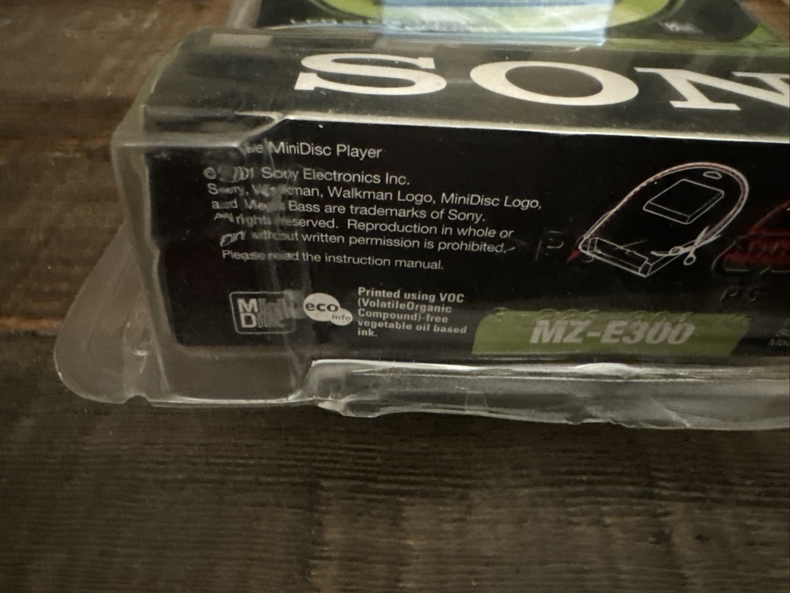 Sony MD Walkman Mz-e300 Blue Player With Headphones for sale online | eBay