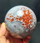 RARE 821.9g Natural Colorful Red Agate Quartz Crystal Sphere Ball ...