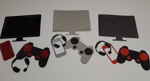 Gaming Die Cuts Papercraft Card Making Scrapbooking Playstation ...