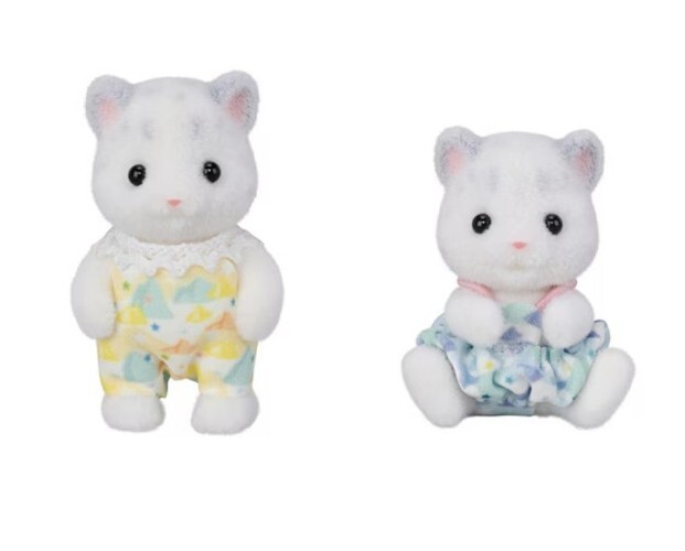 PLS Sylvanian Families Snow Leopard Family FS-55 EPOCH Calico Critters ...