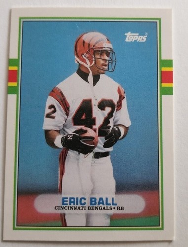 Eric Ball Topps Traded 1989 NFL Card # 1T Cincinnati Bengals | eBay