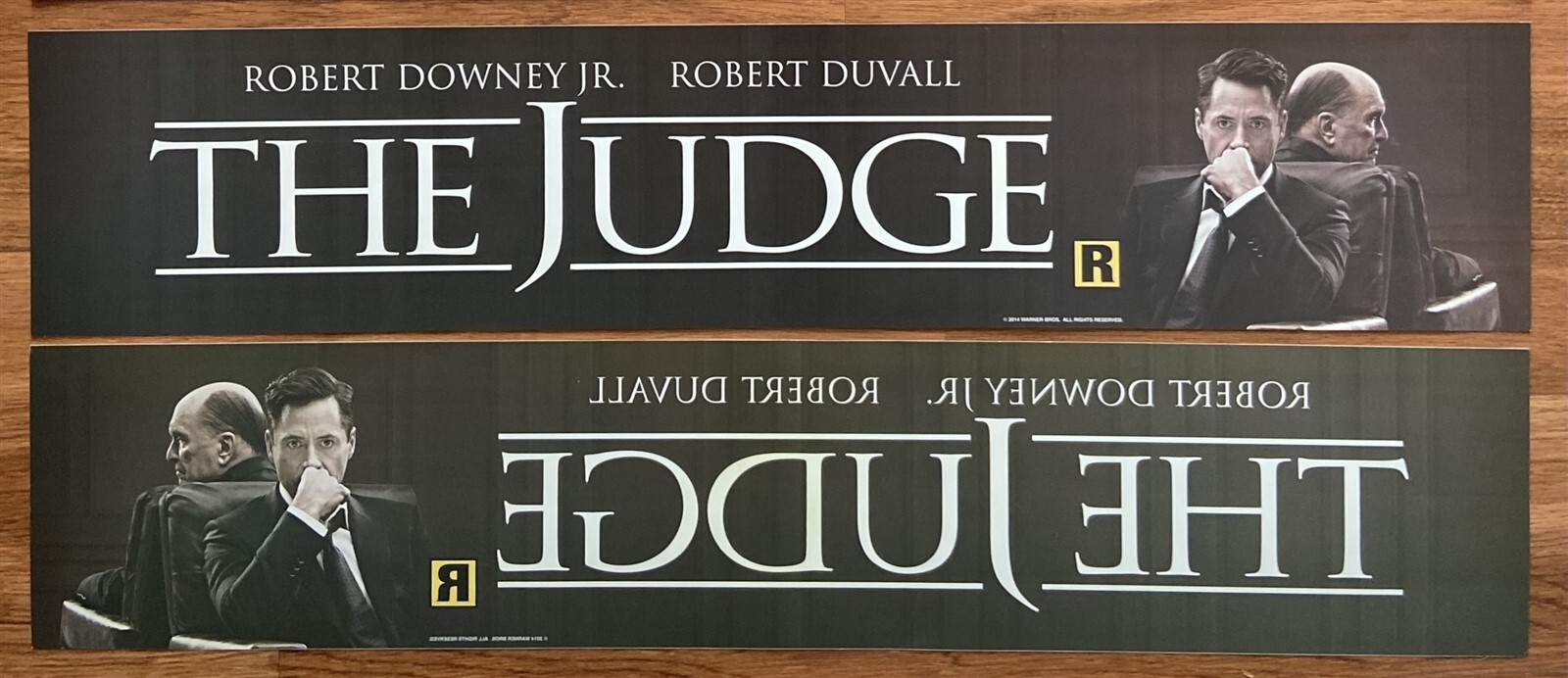 📽 The Judge (2014) - Double-Sided - Movie Theater Mylar / Poster 5x25 ...