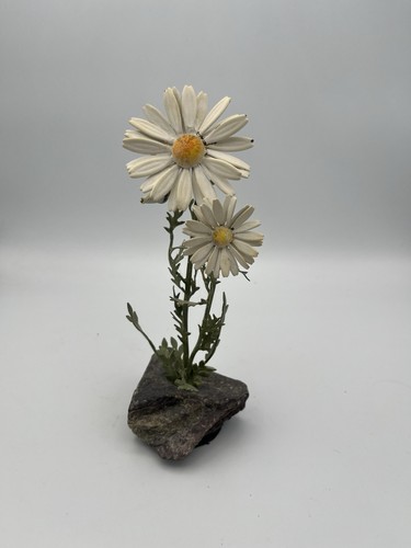 Mid-Century Brutalist Welded Daisy Metal Flowers Sculpture 8.5” | eBay