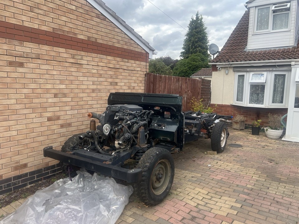 Land Rover Defender Puma 110 Chassis With Engine And Gearbox 2015 | eBay UK