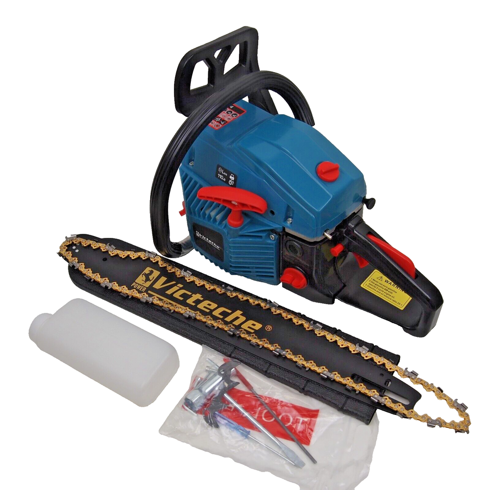 Victeche 20" Gasoline Chainsaw Petrol Gas Saw Wood Cutting 68cc 2 ...