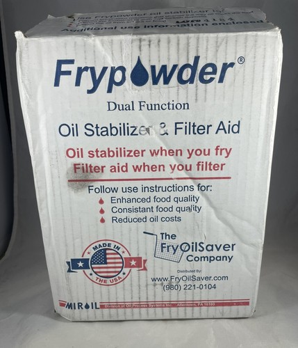 MirOil P46C Fry Powder Oil Stabilizer Filter Aid, 46 x160ml Size C ...