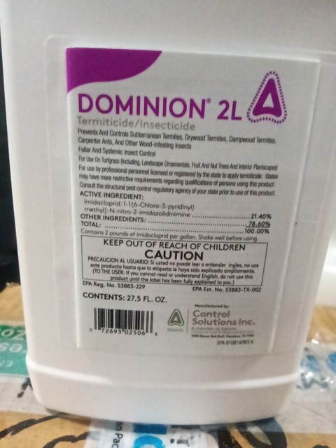 Control Solutions Dominion 2L Insecticide - 27.5oz for sale online | eBay