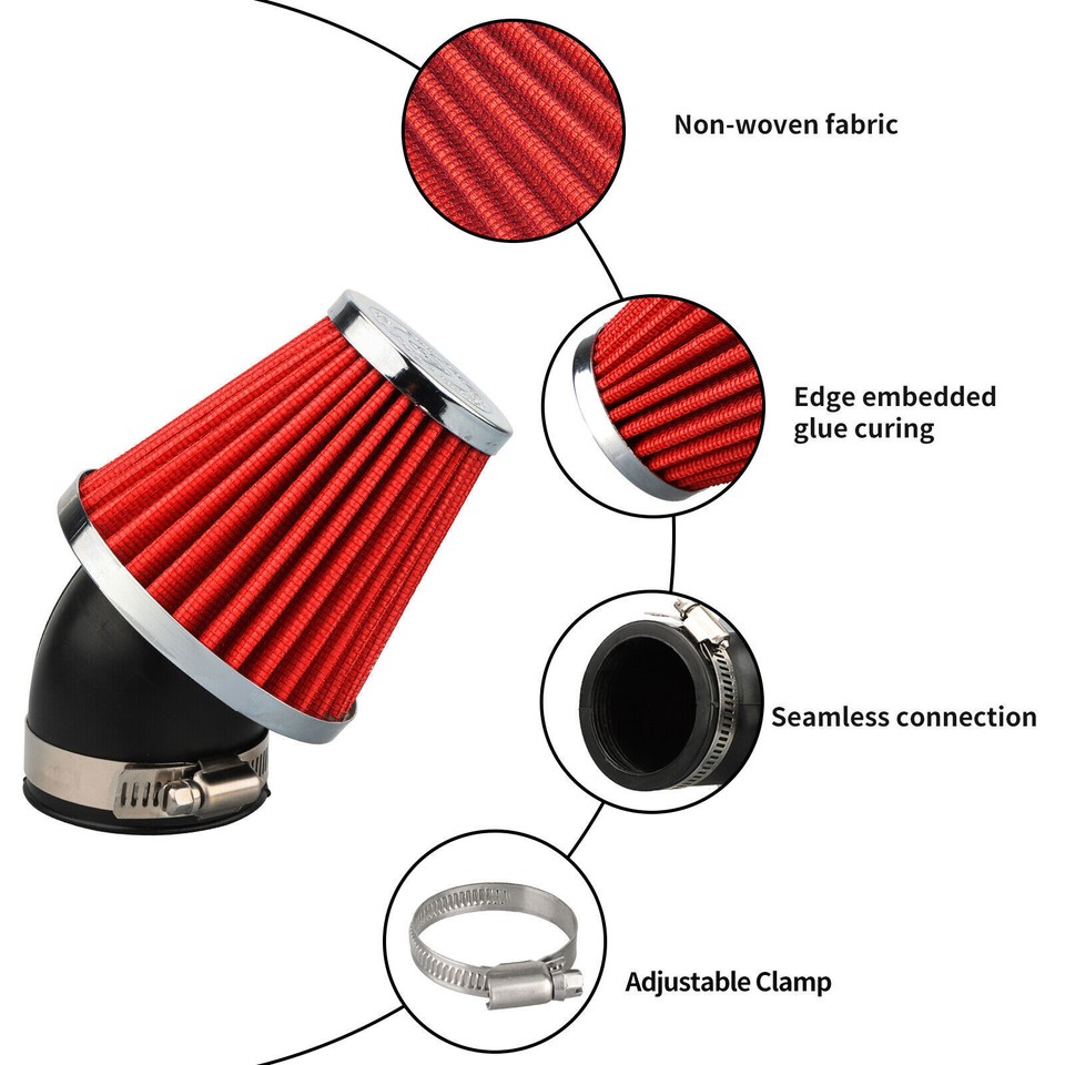 NIBBI Washable Tapered 48/49/50mm Pod Air Filter | Universal Fitment ...