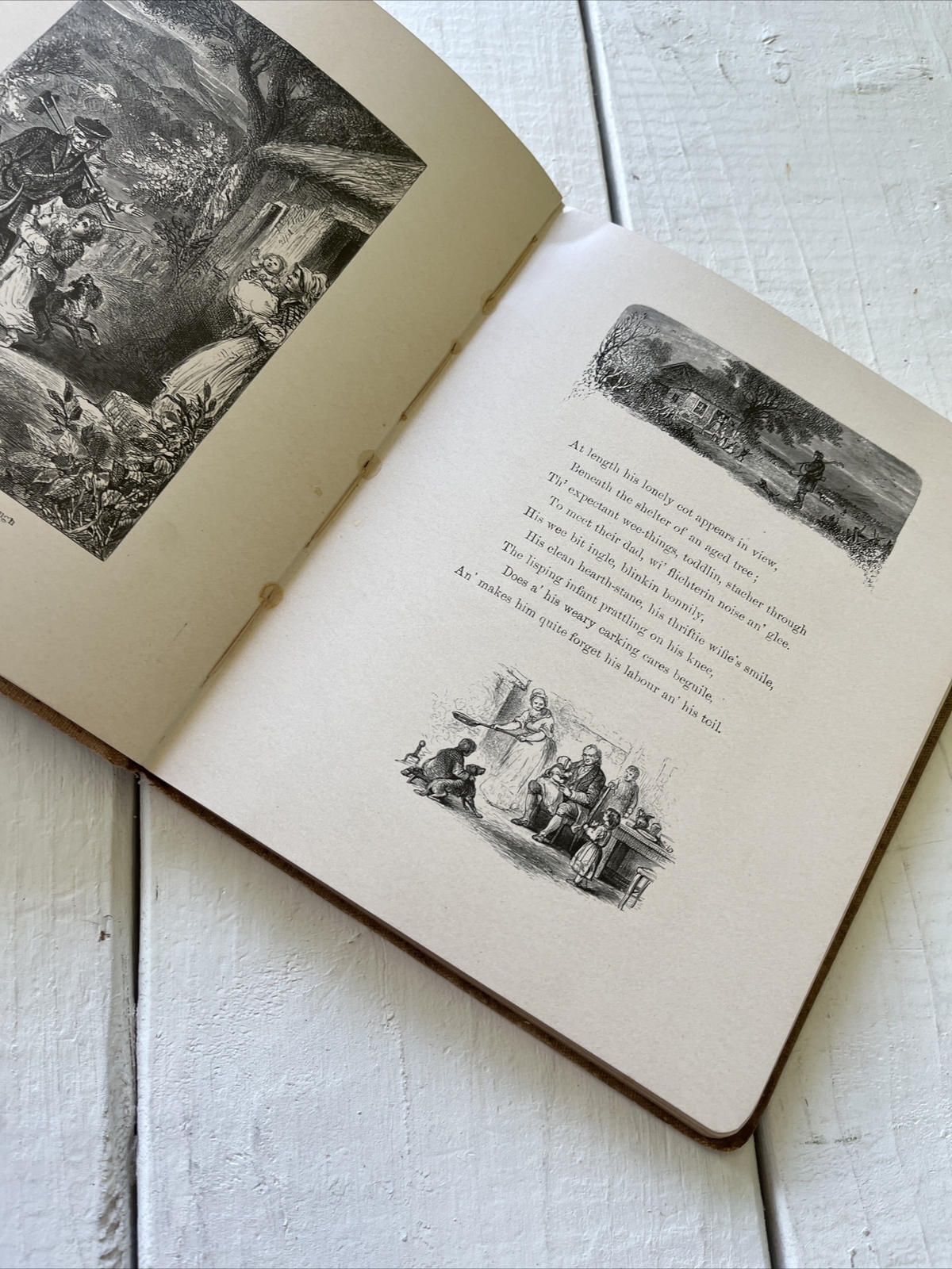 The COTTER’S SATURDAY NIGHT BY Robert Burns Illust Pub. Porter & Coates ...