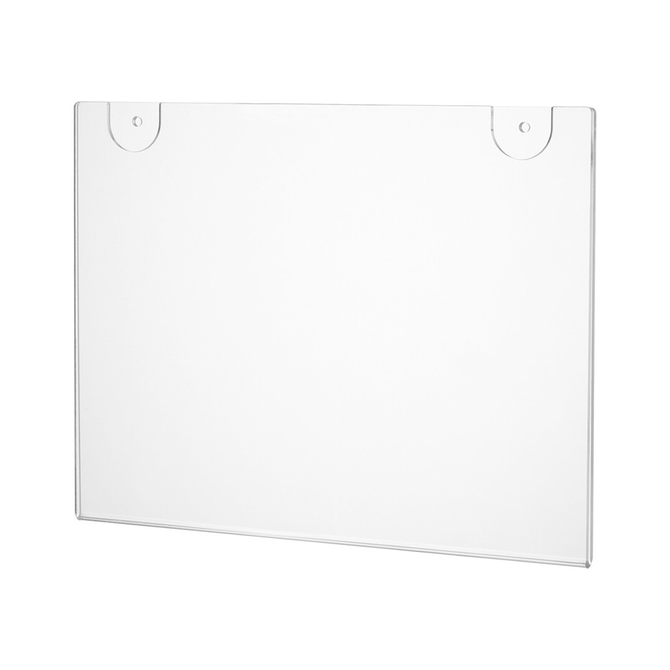 20pcs 11*8.5" Acrylic Sign Holder Wall Mount Poster Display Clear ...