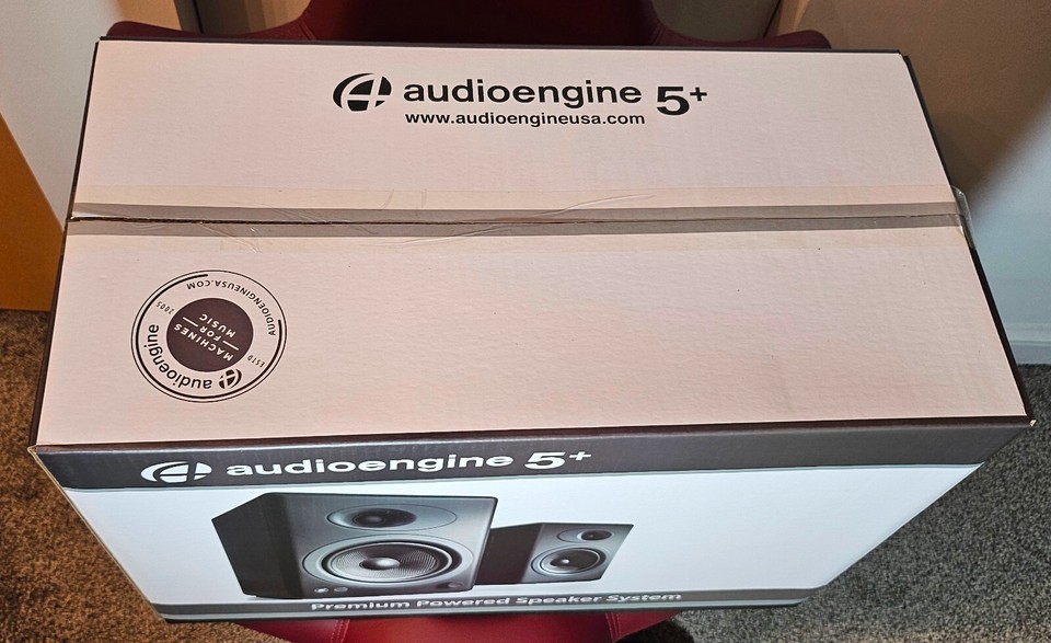 Audioengine A5+ Bluetooth Wireless Powered Bookshelf Speakers - Pair (Black) | eBay