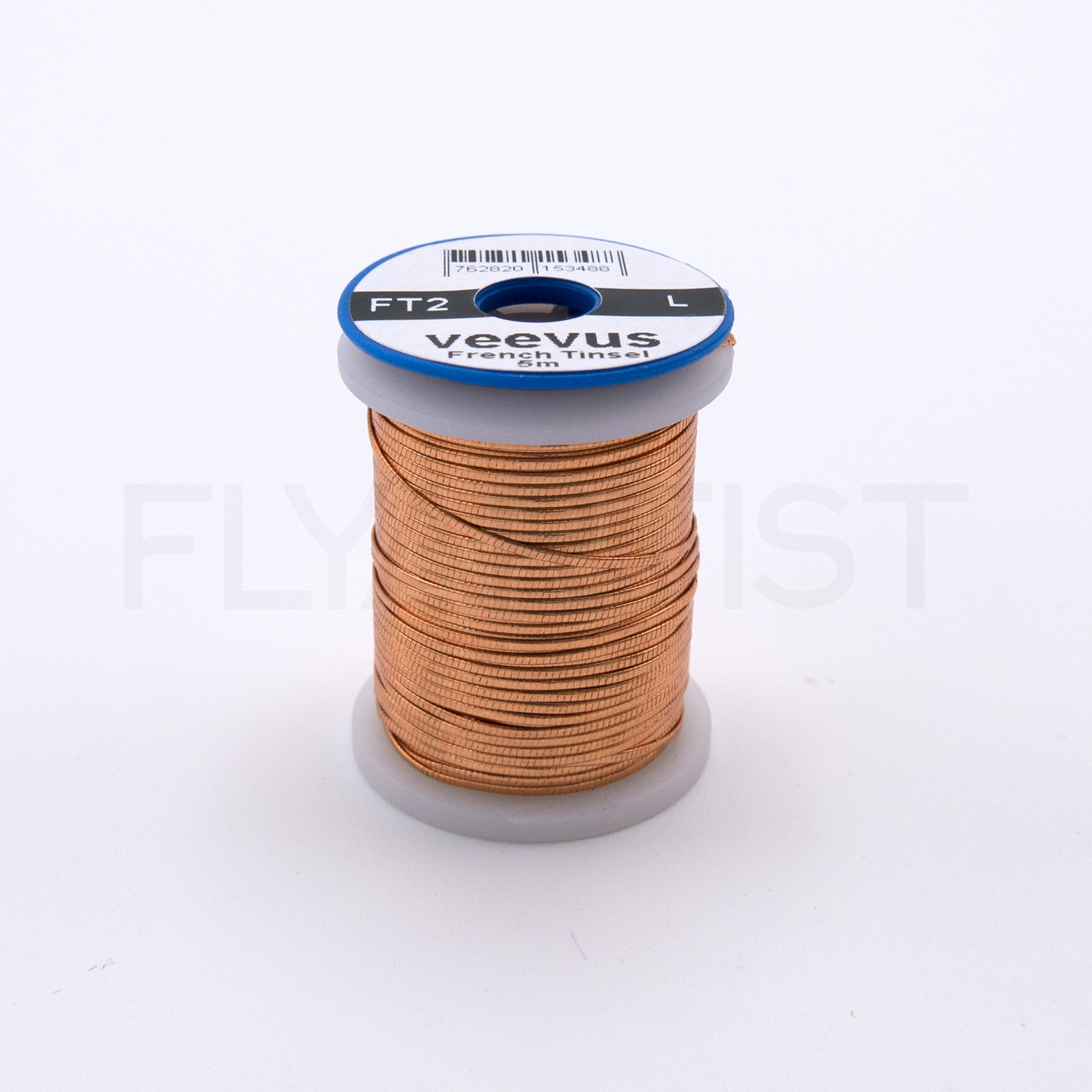 VEEVUS FRENCH TINSEL - Fly Tying Material Spool - Copper Gold Silver in ...