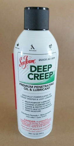 SEA FOAM DC-14 DEEP CREEP PREMIUM PENETRATING OIL and LUBRICANT 12 Oz ...