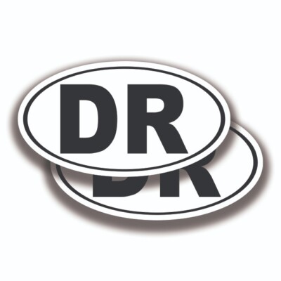 DR INITIALS STICKERS 2 Decals Bogo Car Truck Bumper Window | eBay