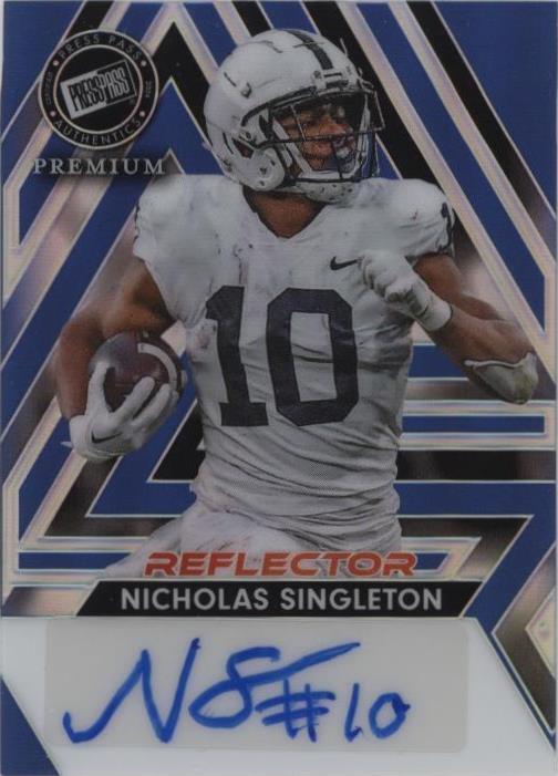 2024 Leaf Press Pass Premium - Autographs Nicholas Singleton #BA-NS1 ...