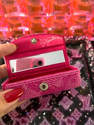 MK LIPSTICK HOLDER PINK LIPSTICK HOLDER BEADED LIPSTICK HOLDER | eBay