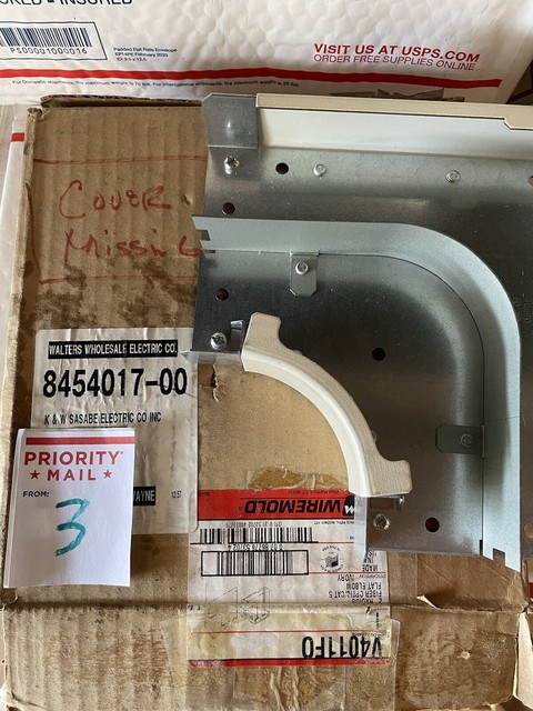 WIREMOLD V4011FO - 2IN. RADIUS FLAT ELBOW V4000 IVORY for sale online ...