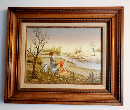 C. Carson signed original oil painting on canvas framed | eBay