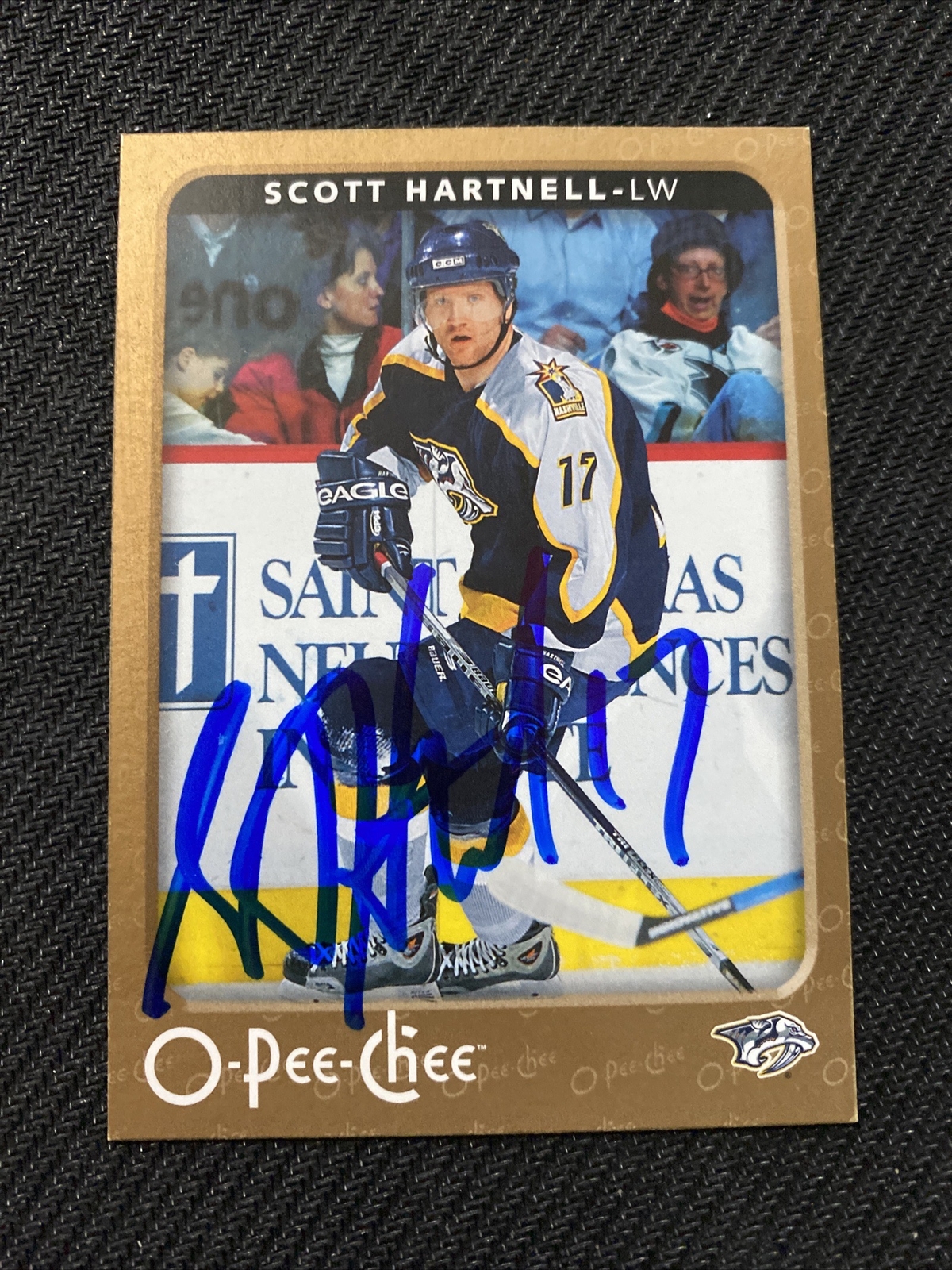 2006-07 O-Pee-Chee Hockey #276 Scott Hartnell Autograph Nashville ...