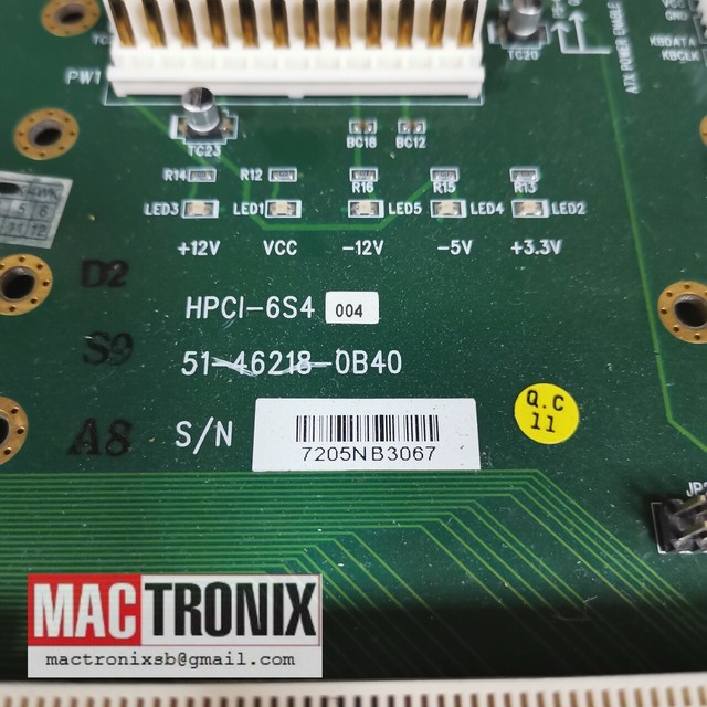 ADLINK HPCI-6S4 ISA Slot Backplane 51-46218-0B40 for sale online | eBay