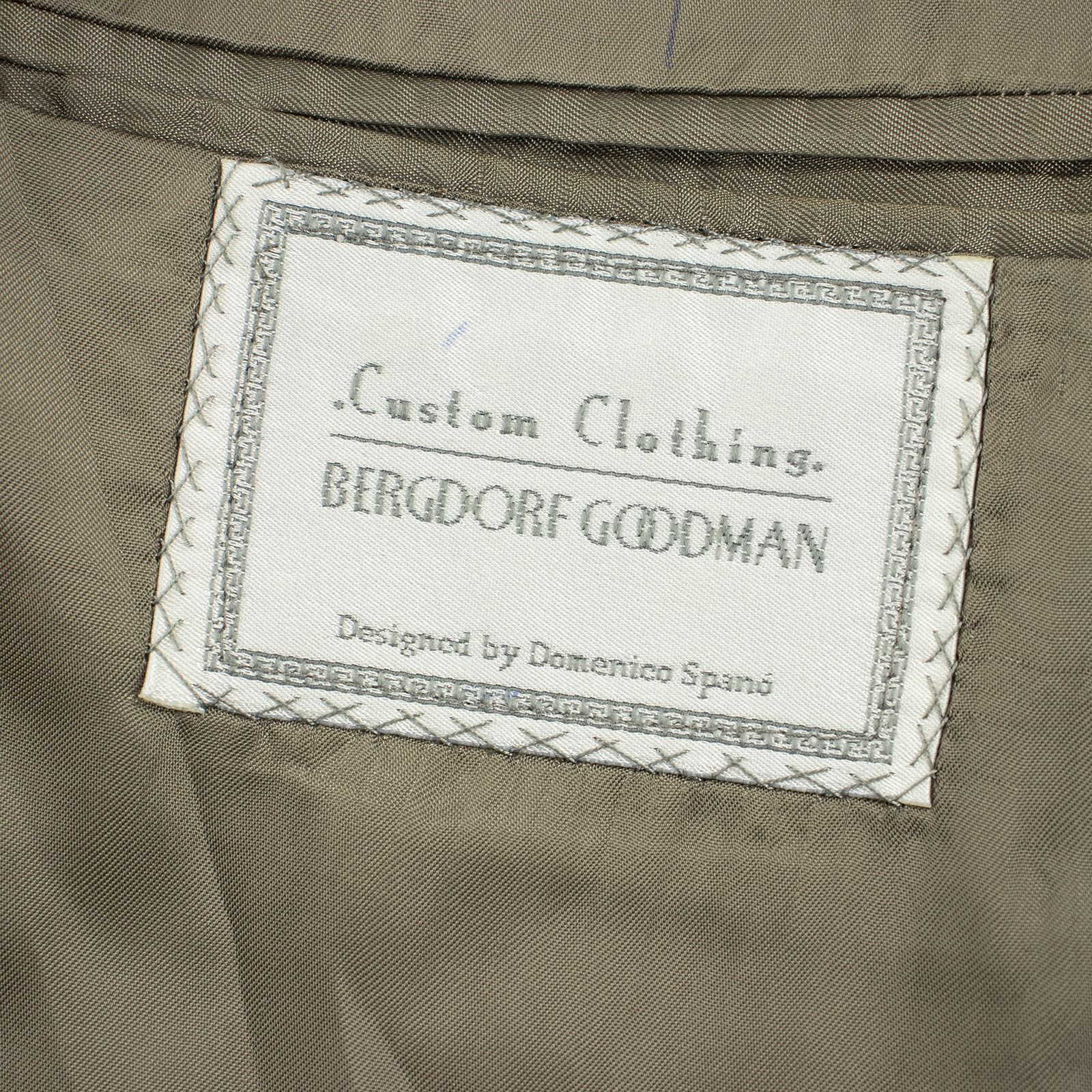 Domenico Spano Bespoke Brown Blue Wool Plaid Woven Lined Jacket 42L | eBay