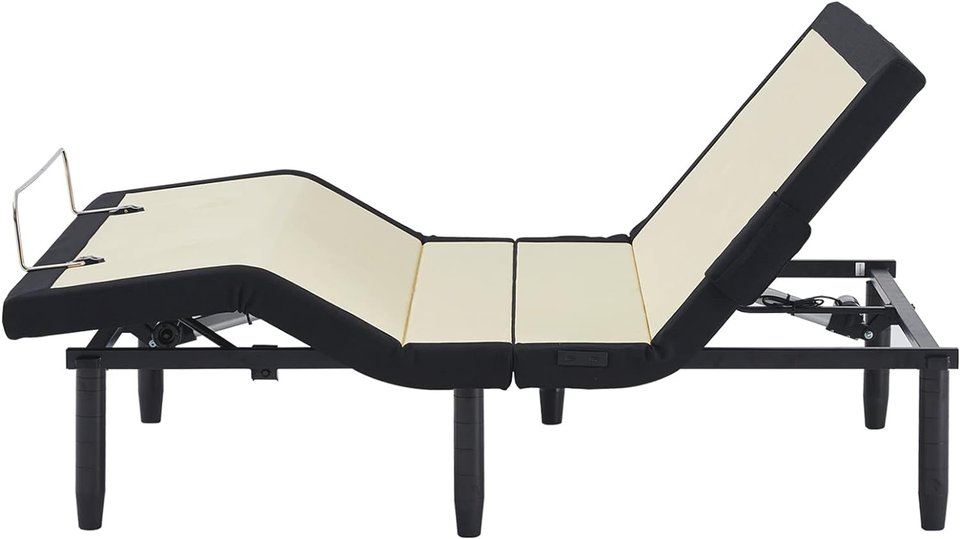 Pro Full Adjustable Bed Frame, Adjustable Bed Base with Back&Leg ...